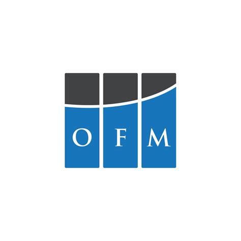 Ofm Letter Logo Design On White Background Ofm Creative Initials Letter Logo Concept Ofm