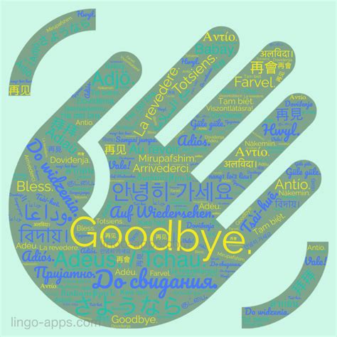 How To Say Goodbye In 50 Different Languages Lingocards Top