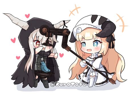 0 Ikubotofu Ihsuiotofild Kurotofu Chibi Arknights Games