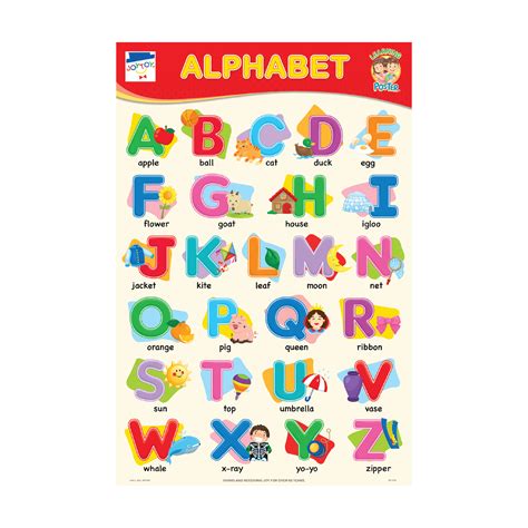 Joytoy Alphabet Educational Poster Lazada Ph