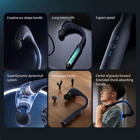 Philips Handheld Massager Hook Shaped Massager Curved Massager Gun