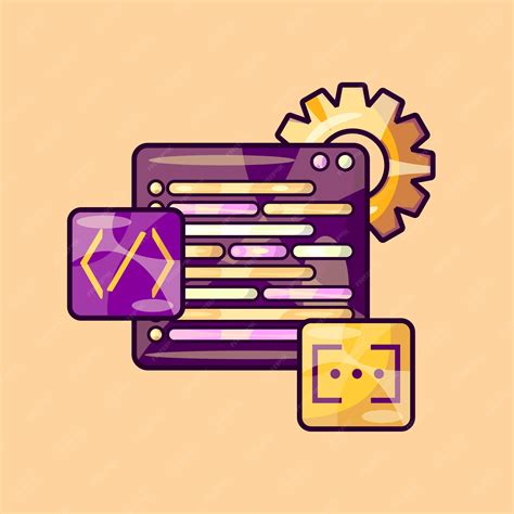 Premium Vector Programming Coding Text Illustration Concept