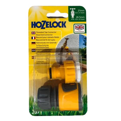 Hozelock Threaded Tap Connector And Hose End Connector David Irons