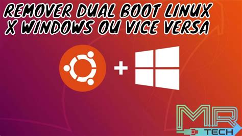 Como Remover Dual Boot Linux X Windows YouTube