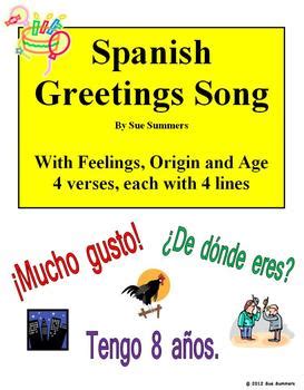 Spanish Greetings Song With Feelings Origin And Age Los Saludos