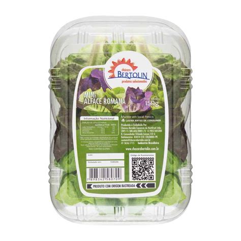 Mini Alface Romana Chácara Bertolin 150 G