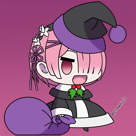 Ram Re Zero Padoru By El Nenis12 On Deviantart