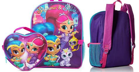 Amazon Shimmer And Shine Backpack And Lunch Box Set Only 886