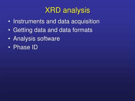 Ppt Xrd Analysis Powerpoint Presentation Free Download Id402046