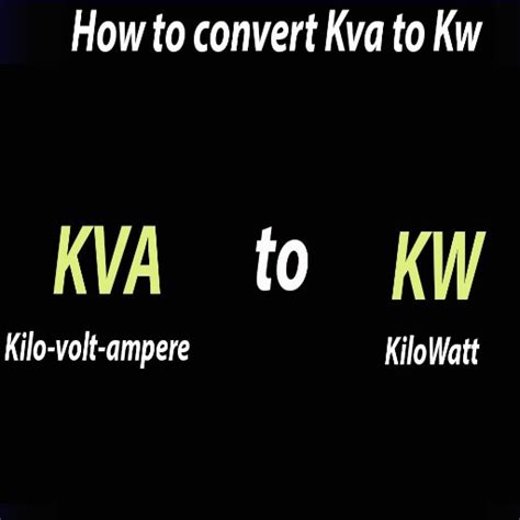 Kw And Kva Understanding The Difference Between Them Lianjie