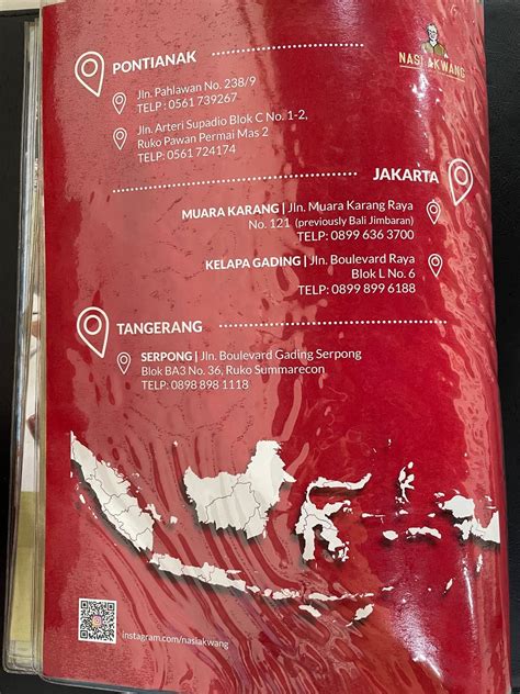 Menu At Nasi Akwang Gading Serpong Tangerang Restaurant Tangerang