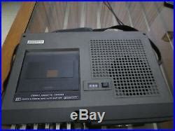 1976 Sony Vintage Portable Cassette Tape Recorder Deck Player