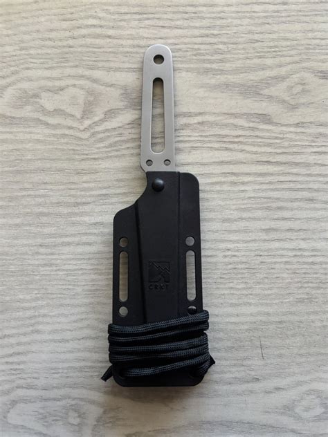 Discontinued Crkt Ed Halligan Stiff Kiss Fixed Blade Knife With Sheath