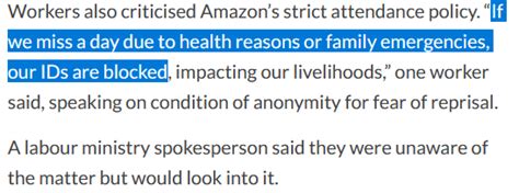 Amazon India Gets Busted For Exploitative Working Conditions In