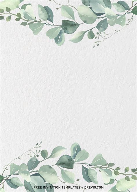 Printable Free Greenery Template Campaign Planning Template