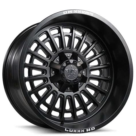 18 Luxxx Hd Wheels Lhd27 Satin Black Off Road Rims Luo101 2