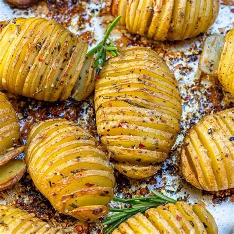 Baked Hasselback Potatoes Cup Of Yum