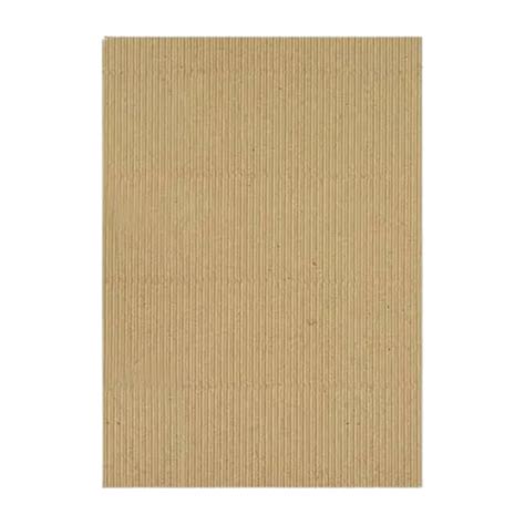 Brown 18x10 Inch Rectangular Recyclable Plain Corrugated Paper Sheet At