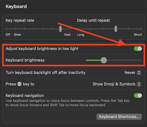How To Turn On Keyboard Light On Macbook