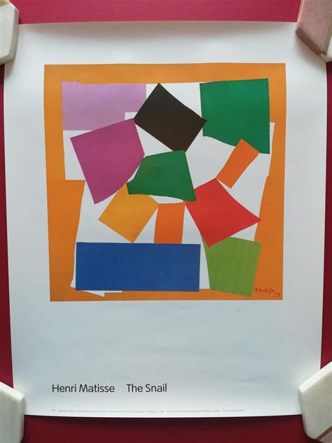 Tate Matisse The Snail 2001 Poster Etsy