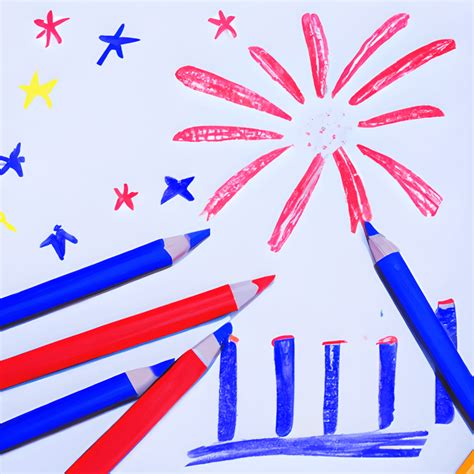 American Flag Drawing · Creative Fabrica