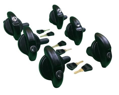 Arb 6 X Canopy D Handle Round Side Lift Up Or Rear Window Locks All Sa