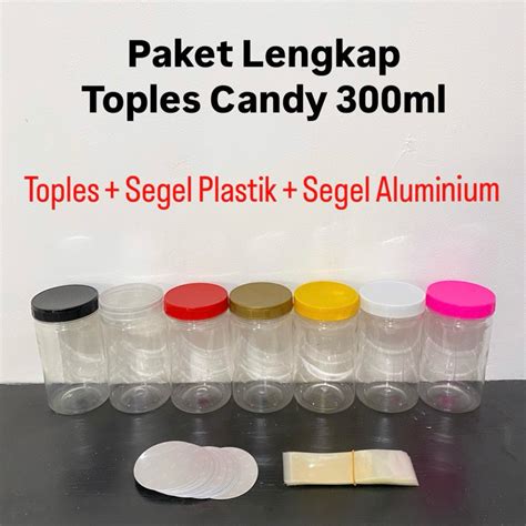 Jual Paket Lengkap Toples Candy 300ml Shopee Indonesia
