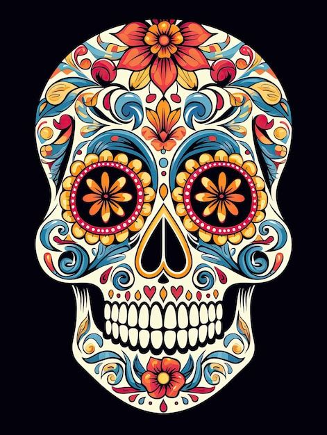 76000 Traditional Mexican Skull Pictures