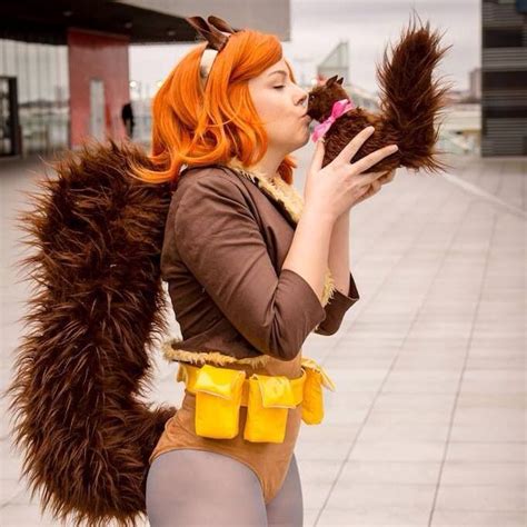 My Released Rescue Squirrels Wanted To Join My Squirrel Girl Cosplay