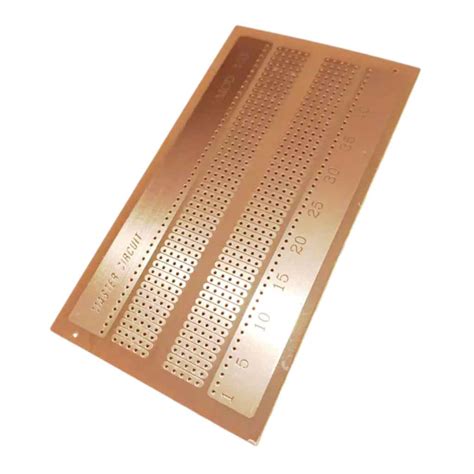 Placa Fenólica Protoboard Perforada Baquelita 7x13cm Sieeg Ingeniería