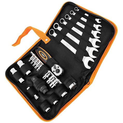 Kit Scule Moto Neo Tools 24 Piese Otel Argintiu Emag Ro