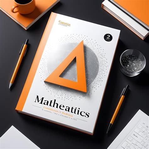 A Book Titled Maths Is On A Table Premium Ai Generated Image