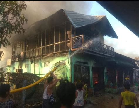 ငပုတော၌ အင်ဗာတာမှတစ်ဆင့် ဝါယာရှော့ခ်ဖြစ် ပေါက်ကွဲပြီး မီးလောင်ရာမ