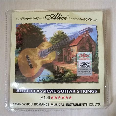 Jual Senar Gitar Classic Nilon Alice Shopee Indonesia