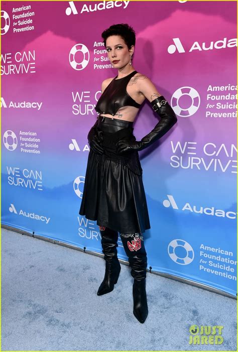 Halsey Shows Off Their Tattoos In Edgy Look At We Can Survive Photo