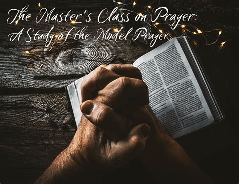 Masters Class On Prayer An Audience Of One · Church Of The Rockies