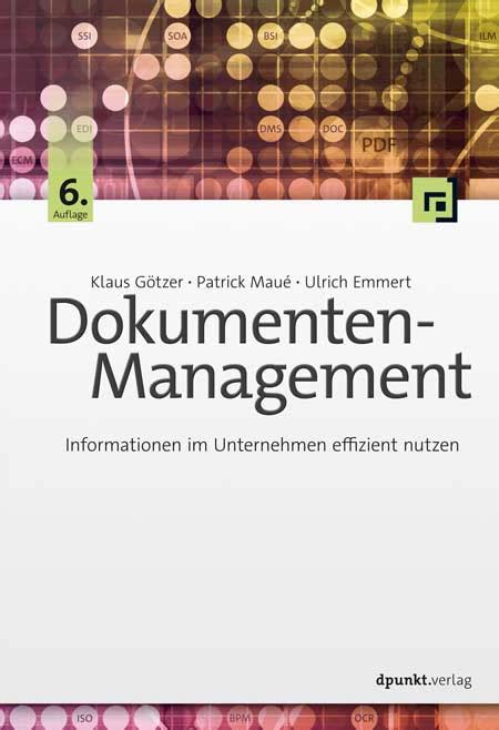 Dokumenten Management • Buch Oder E Book Kaufen • Dpunktverlag