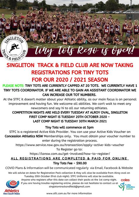 Tiny Tots Its Your Turn Rego Singleton Track And Field