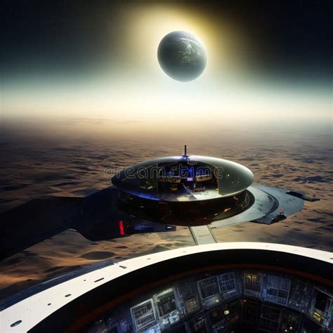 Spaceship Cockpit Interior With Control Panels Stock Vector Illustration Of Mission Game