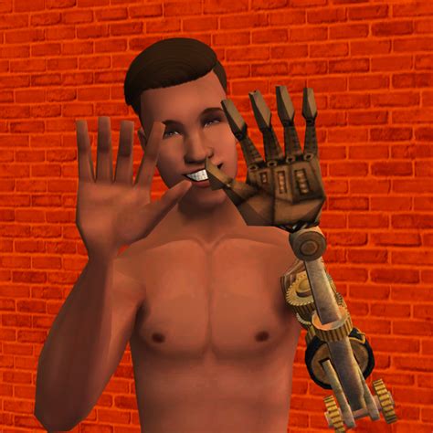 Princess Maria And Her Sims Shower Proof Skins With Robot Arms A