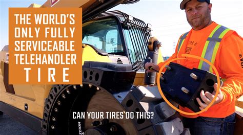 Evolution Wheel Solid Telehandler Tires