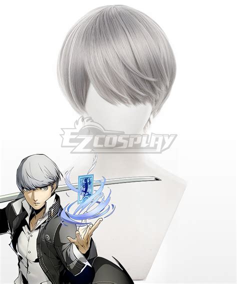 Persona 4 Yu Narukami Grey Cosplay Wig