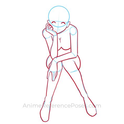 How To Draw Anime Sitting Poses