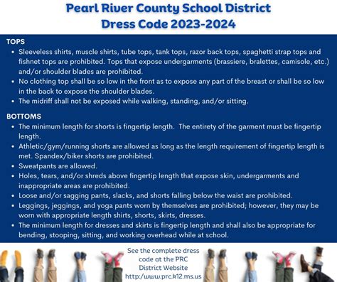 The 2023 2024 Dress Pearl River County School District