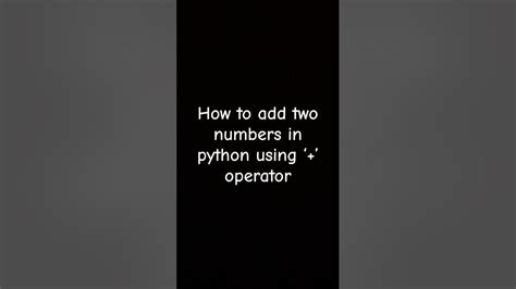 Simple Python Programs Youtube