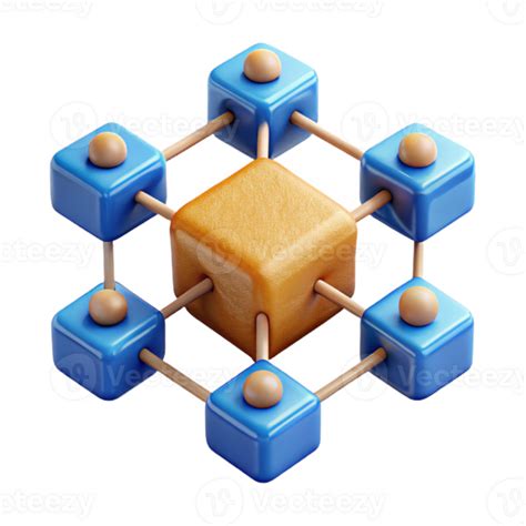 Stunning Classic Blockchain Network Diagram With Nodes And Connections