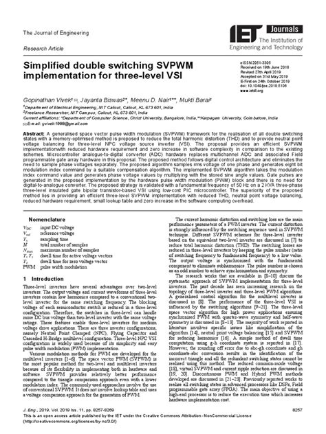 A Simplified Dwell Time Computation Method For Svp Pdf Power Inverter Computing