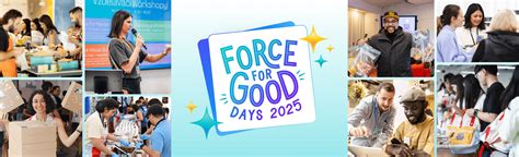 A Global Moment For Giving Back Inside Force For Good Days 2025
