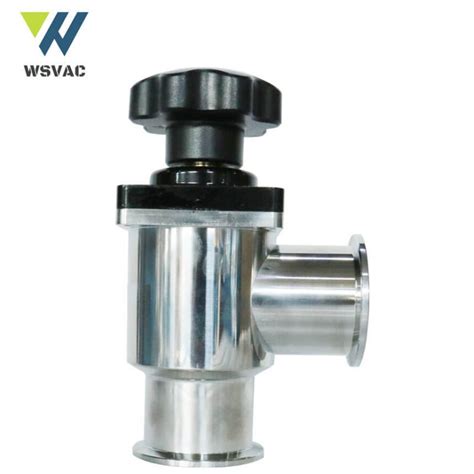 High Vacuum Manual Angle Valve Dn16 Dn50 Wsvac