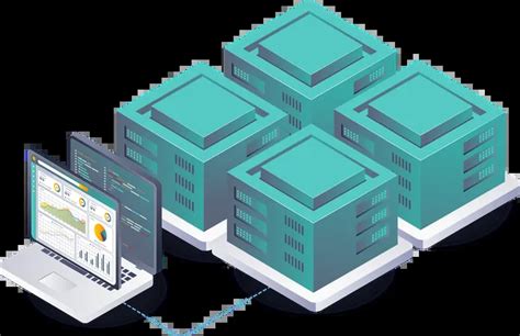 Data Analytics Center In Server Forms Illustration Free Download